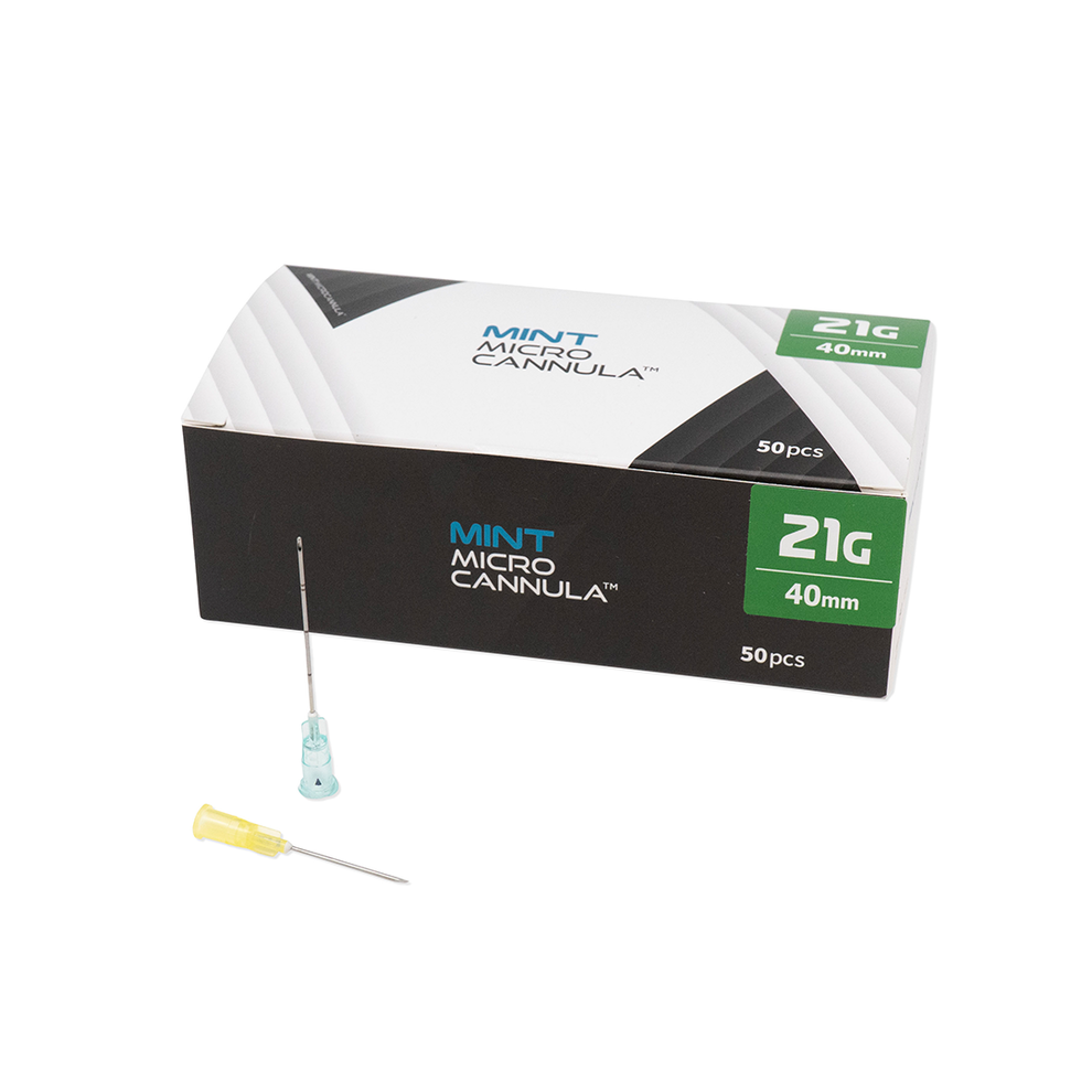 MINT Microcannula™ 21G in 40mm, 50mm, and 70mm – Hans Biomed USA Store